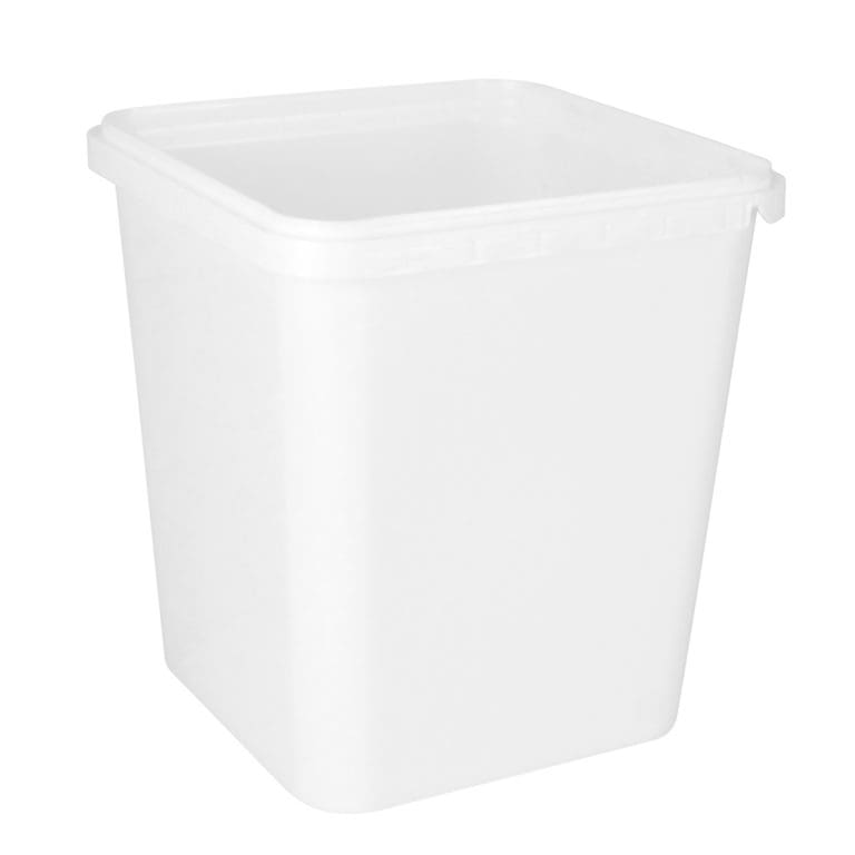 Pail Square 4 Litre White | IFP Group