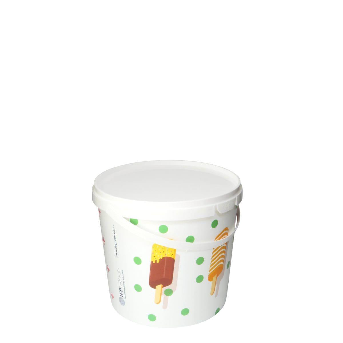 Pail Round 2.2 Litre IML (In Mould Labelled) | IFP Group